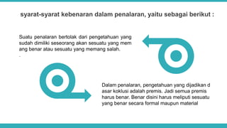 Definisi dan penalaran filsafat | PPTX