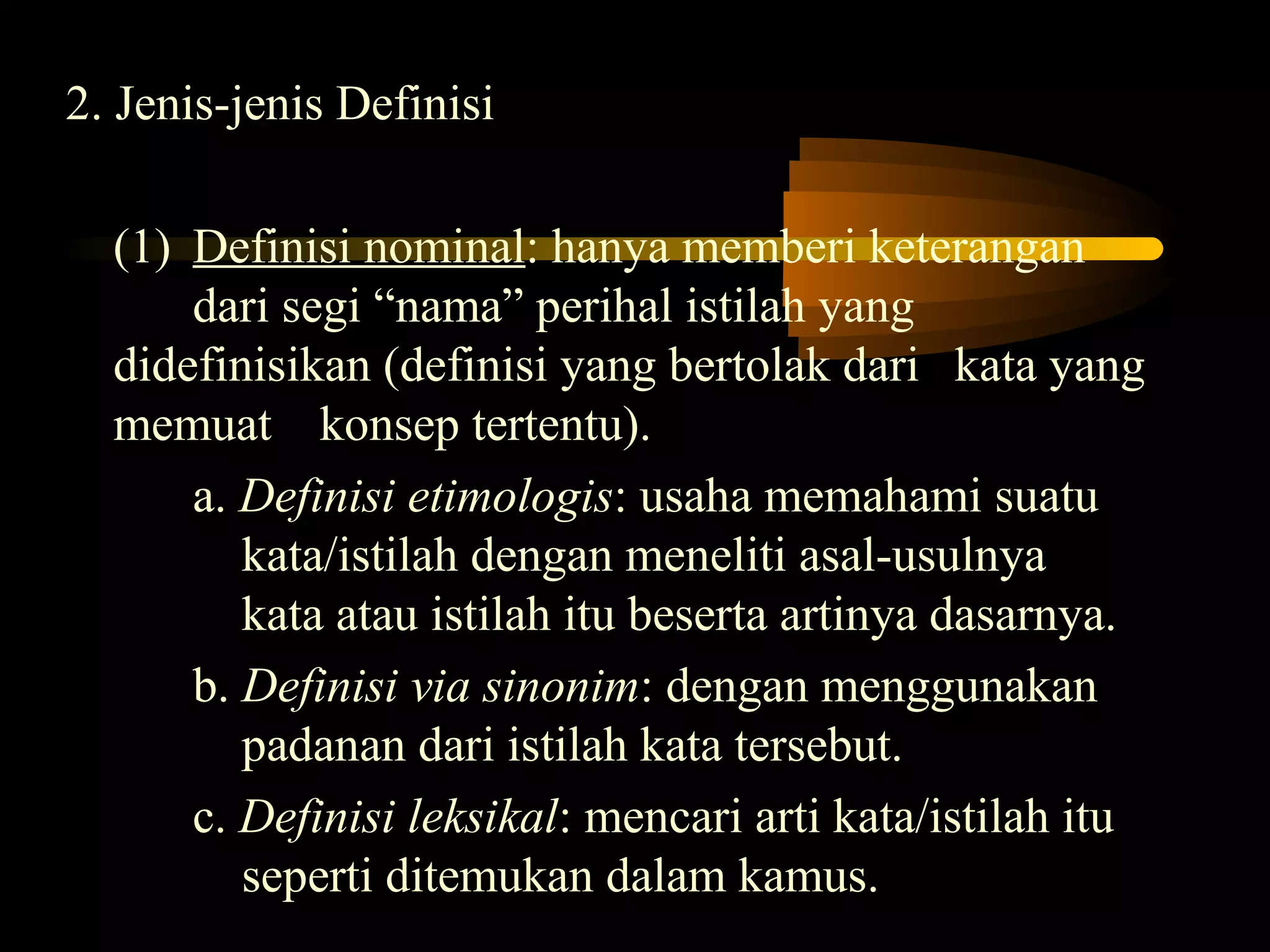 Definisi dan pengertiannya | PPT