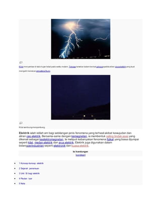 Definisi elektrik | DOCX