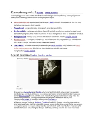 Definisi elektrik | DOCX