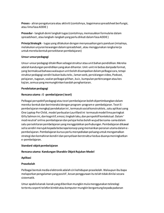 Definisi e pembelajaran | PDF