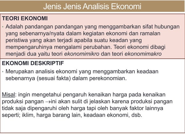 Definisi ilmu ekonomi | PPT