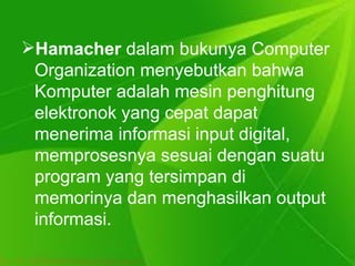 Definisi Komputer | PPT