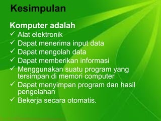 Definisi Komputer | PPT