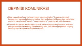 Apa Itu Komunikasi? definisi, unsur, karakteristik, konsep komunikasi ...