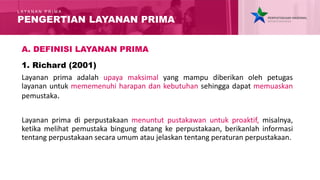 Definisi layanan prima | PPTX