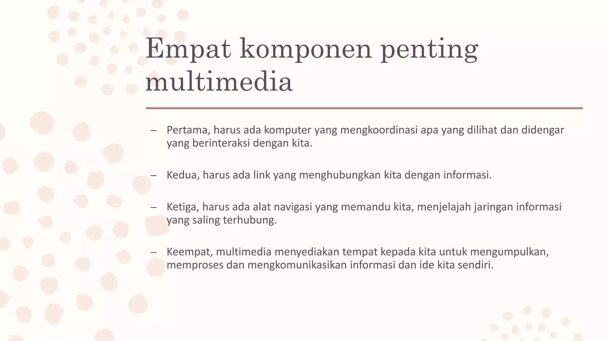 Definisi media dan multimedia | PPTX