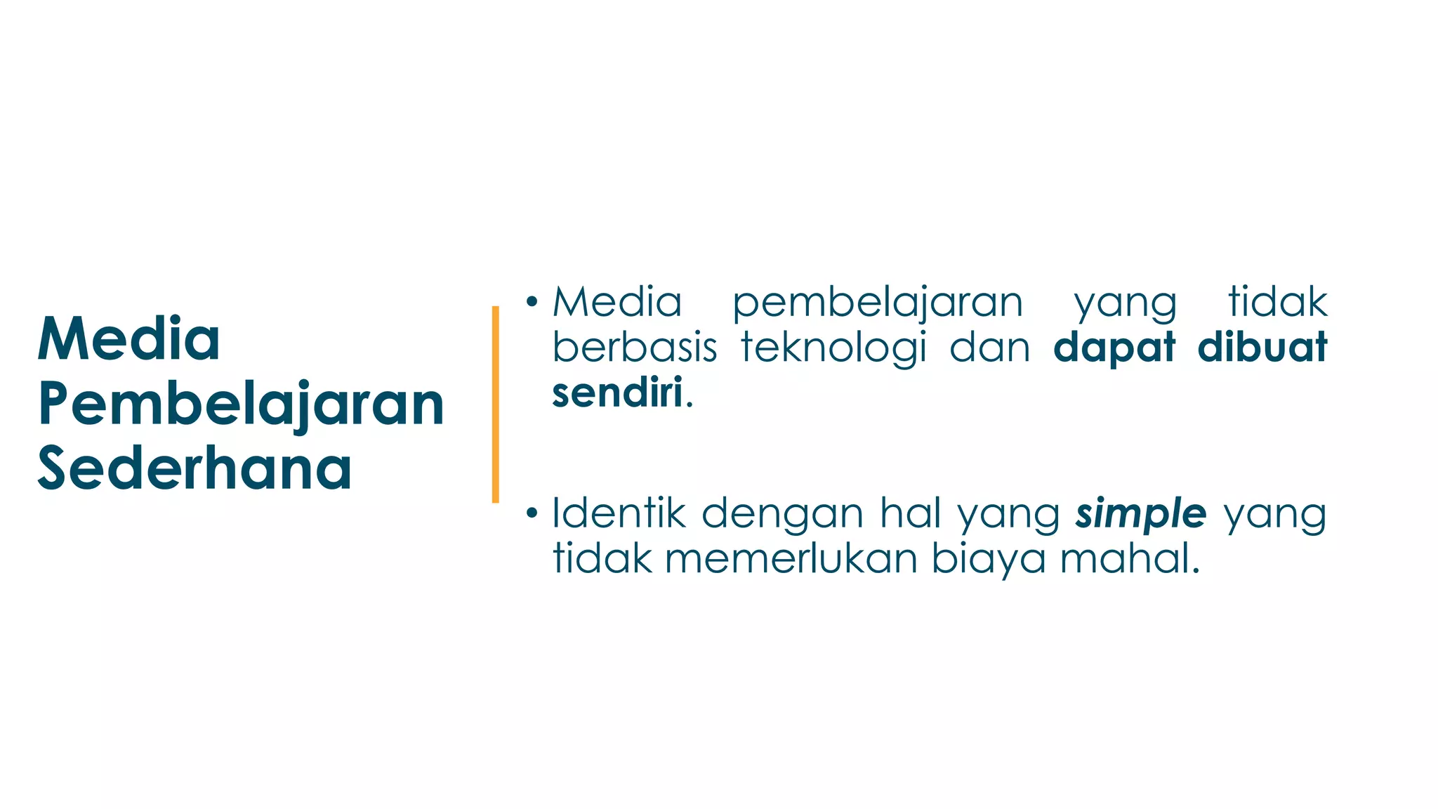 Definisi media pembelajaran sederhana | PDF