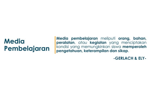 Definisi media pembelajaran sederhana | PPT