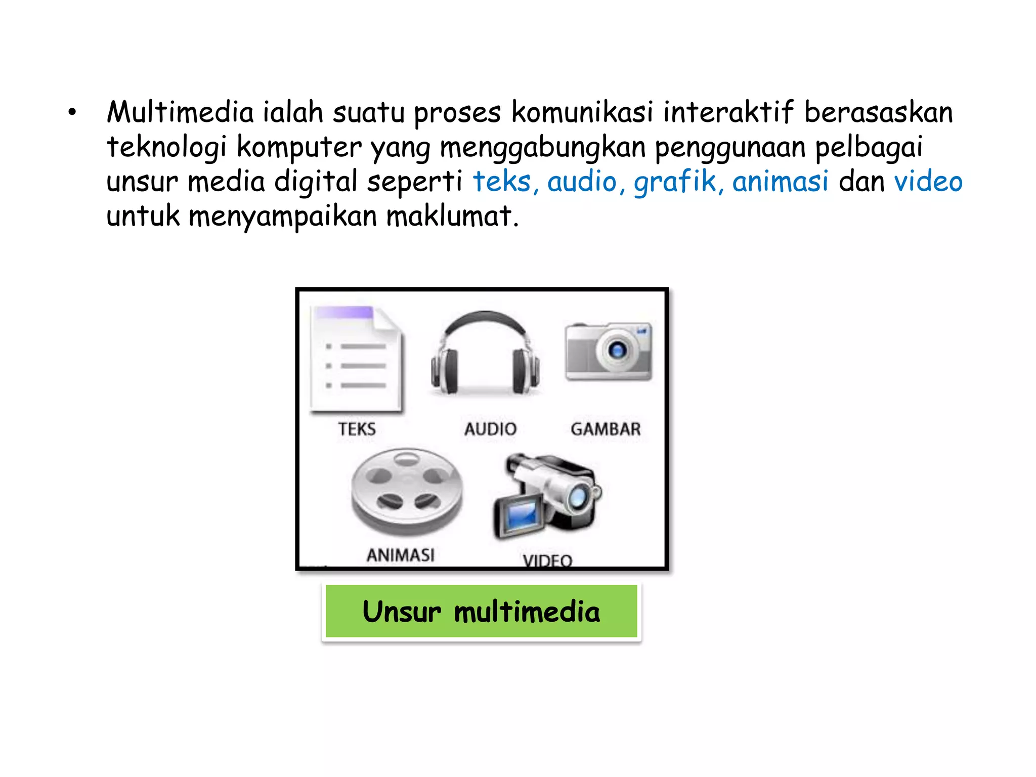Definisi multimedia | PPTX