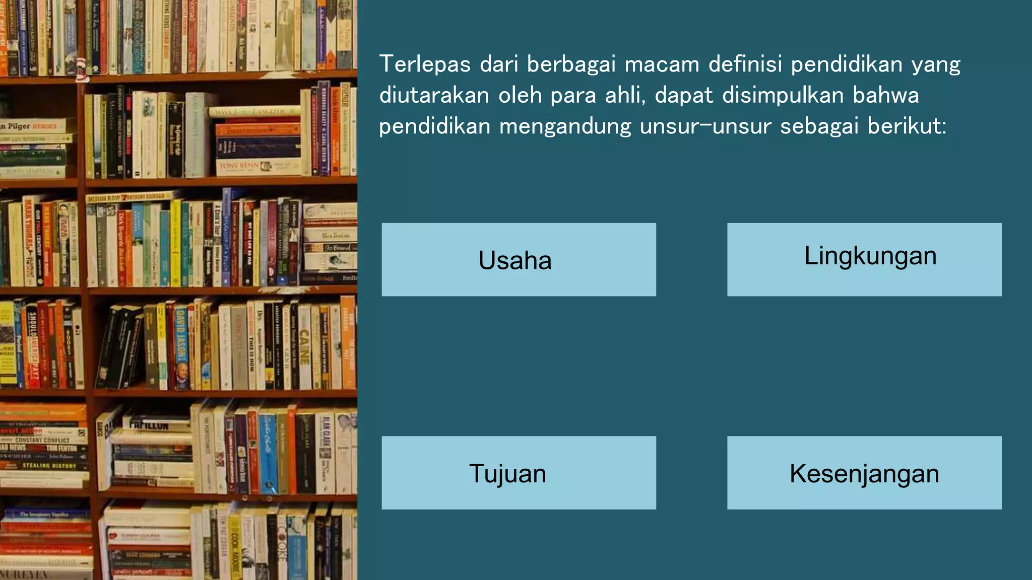 Definisi pendidikan Menurut Ahli | PPTX