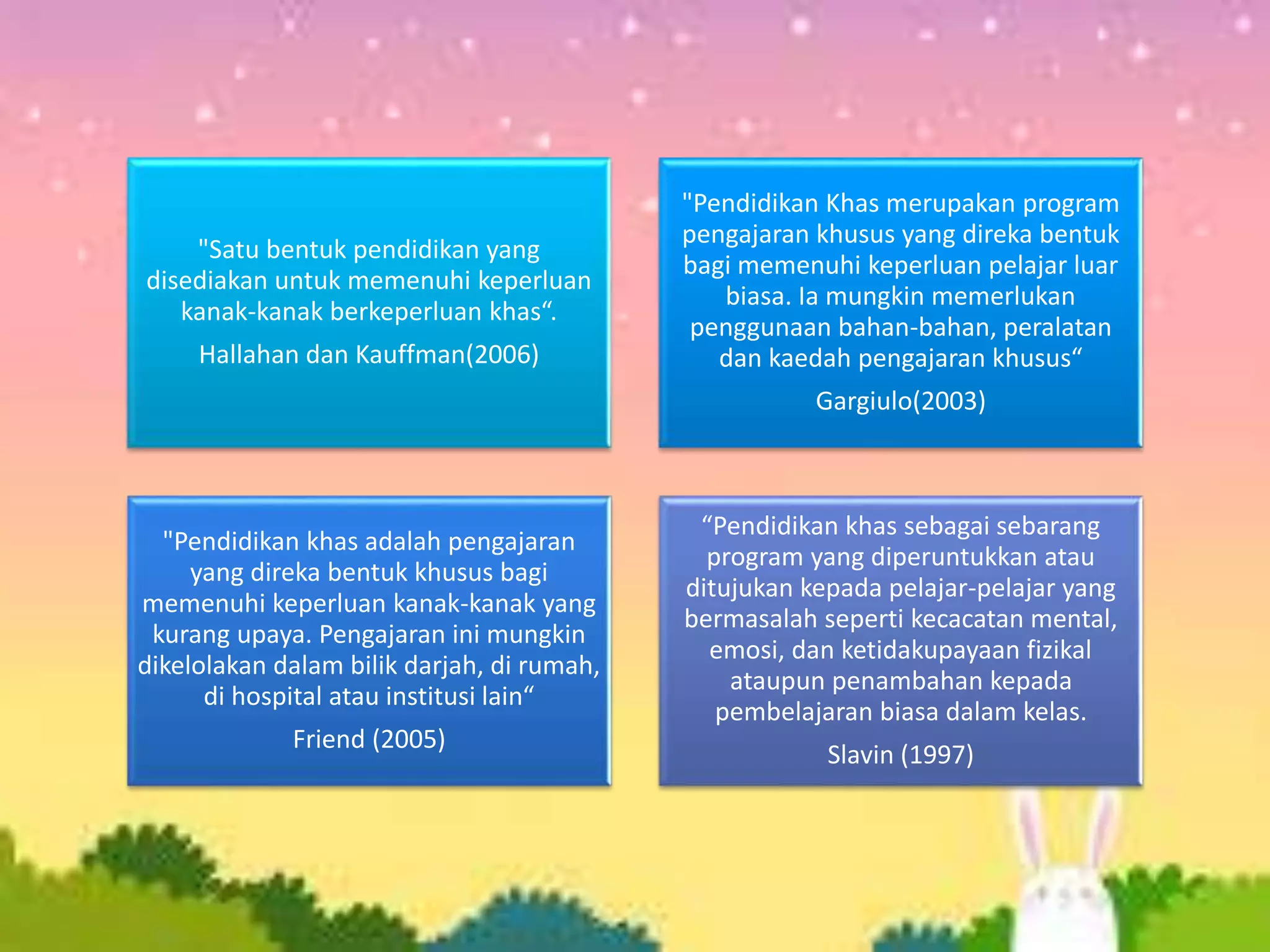 Definisi pendidikan khas | PPTX