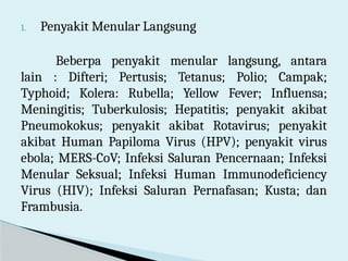 Penyakit menular yang disebabkan oleh bentuk kenakalan | PPTX