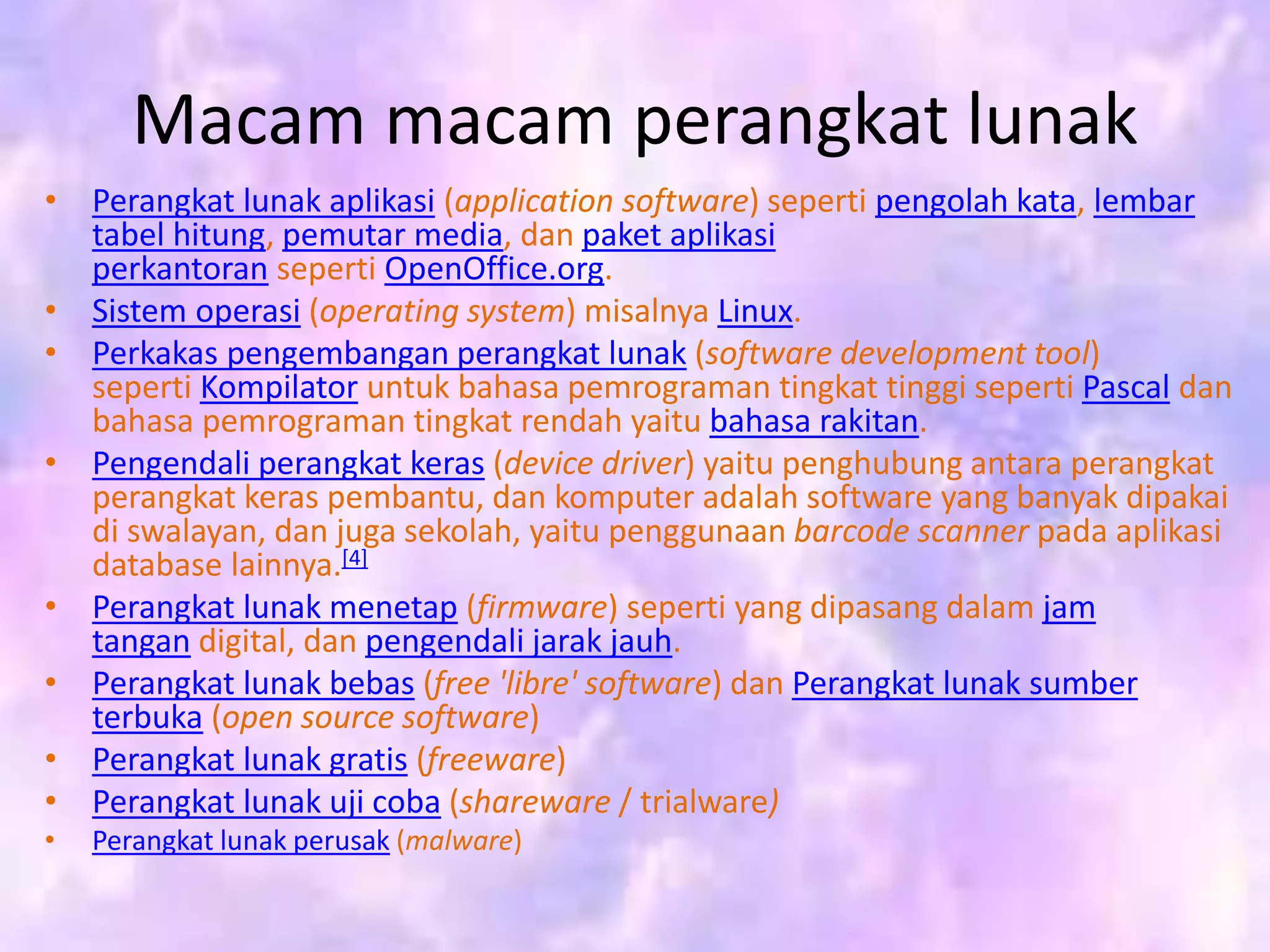 Definisi perangkat lunak | PPT