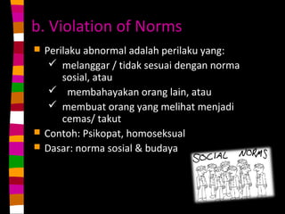 Definisi perilaku abnormal 1 | PPT
