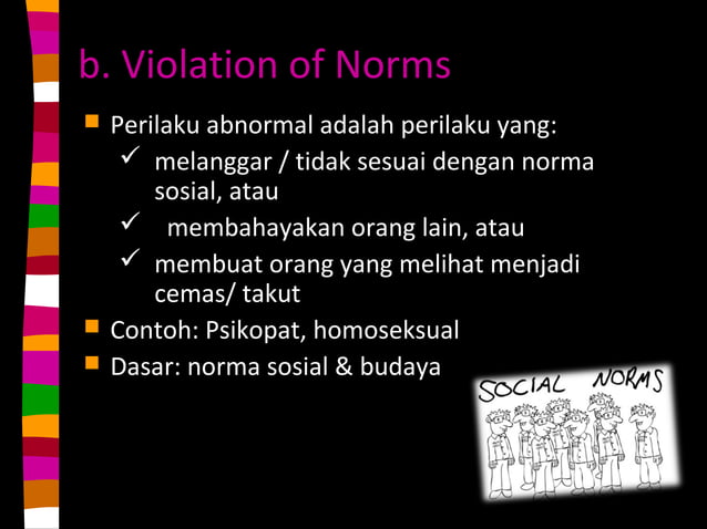 Definisi perilaku abnormal 1 | PPT