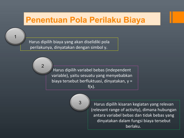 Definisi, proses pembebanan dan perilaku biaya | PPT