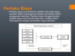 Definisi, proses pembebanan dan perilaku biaya | PPT