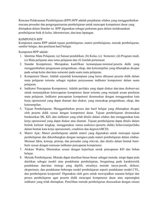 Definisi rpp | DOCX