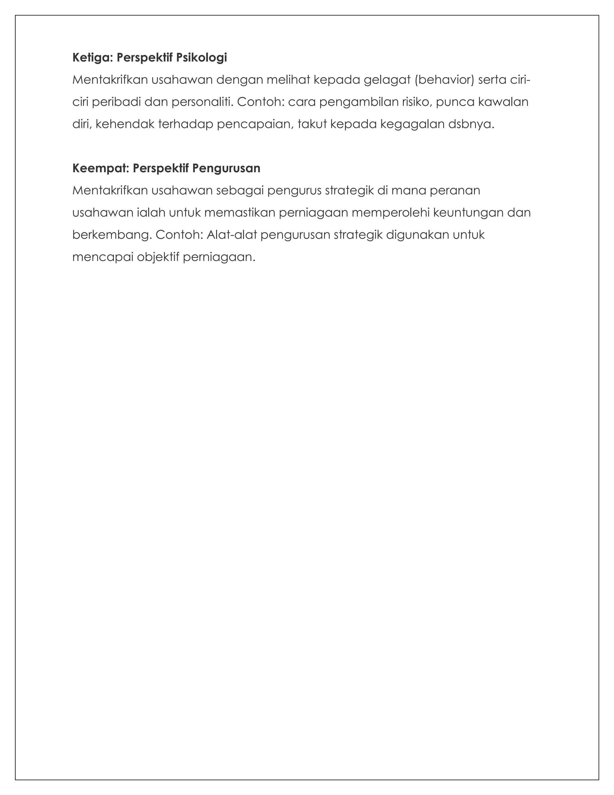 Definisi usahawan dan keusahawanan | DOCX