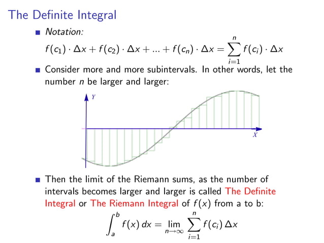 The Definite Integral | PDF