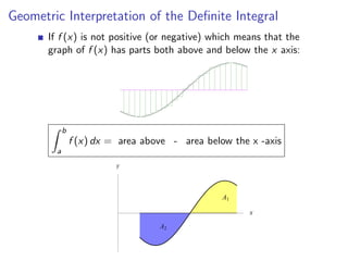 The Definite Integral | PDF