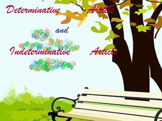 Definite and indefinite articles | PPT