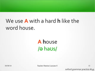 Definite and indefinite articles: a an-the | PPT | Travel Preparation ...