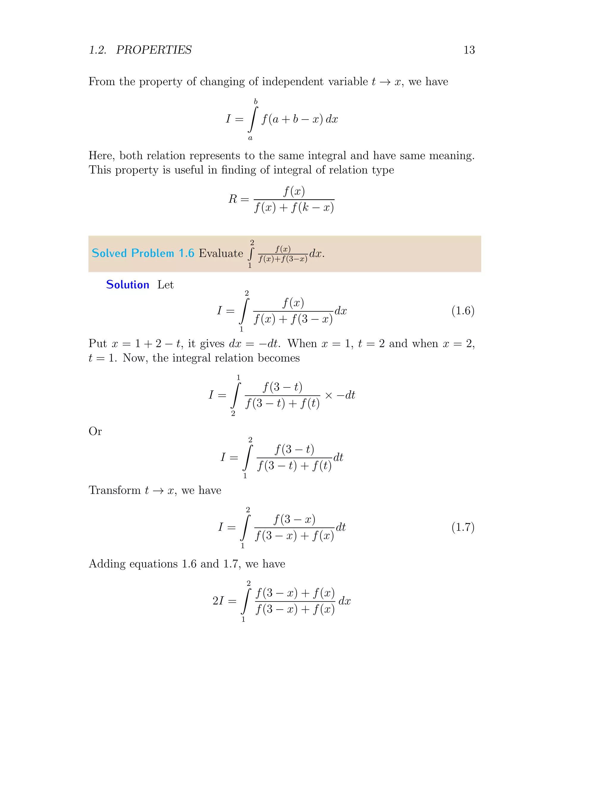 Principle of Definite Integra - Integral Calculus - by Arun Umrao | PDF