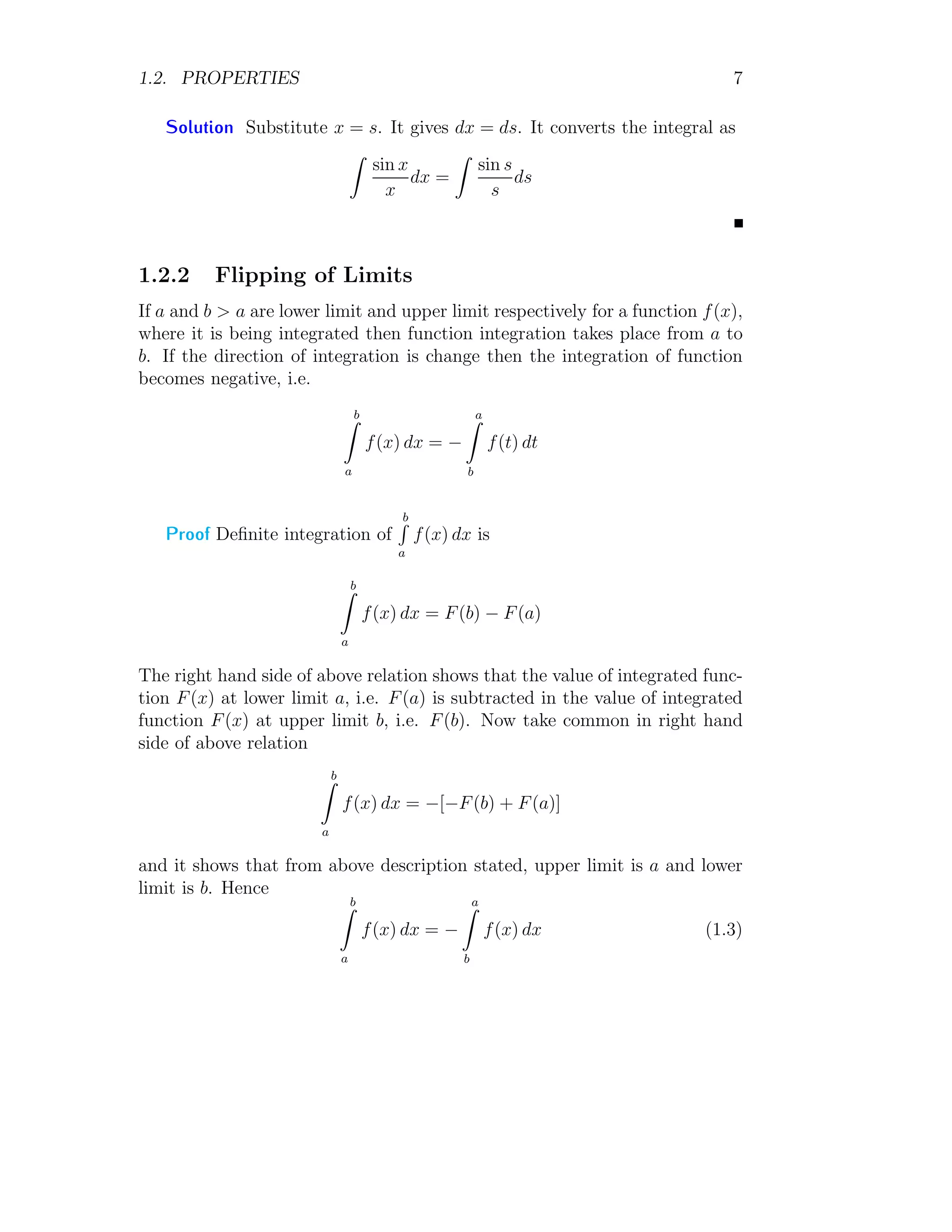 Principle of Definite Integra - Integral Calculus - by Arun Umrao | PDF