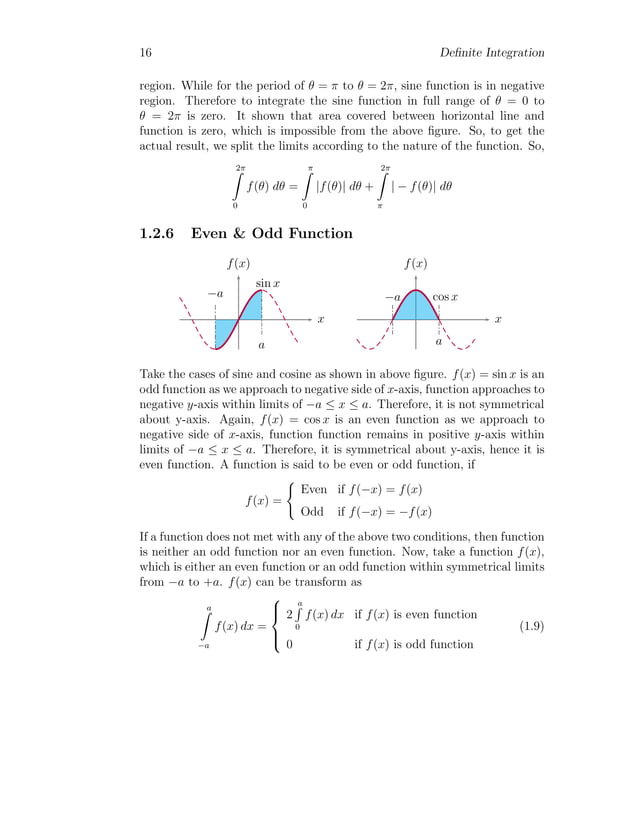 Principle of Definite Integra - Integral Calculus - by Arun Umrao | PDF