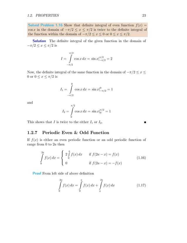 Principle of Definite Integra - Integral Calculus - by Arun Umrao | PDF