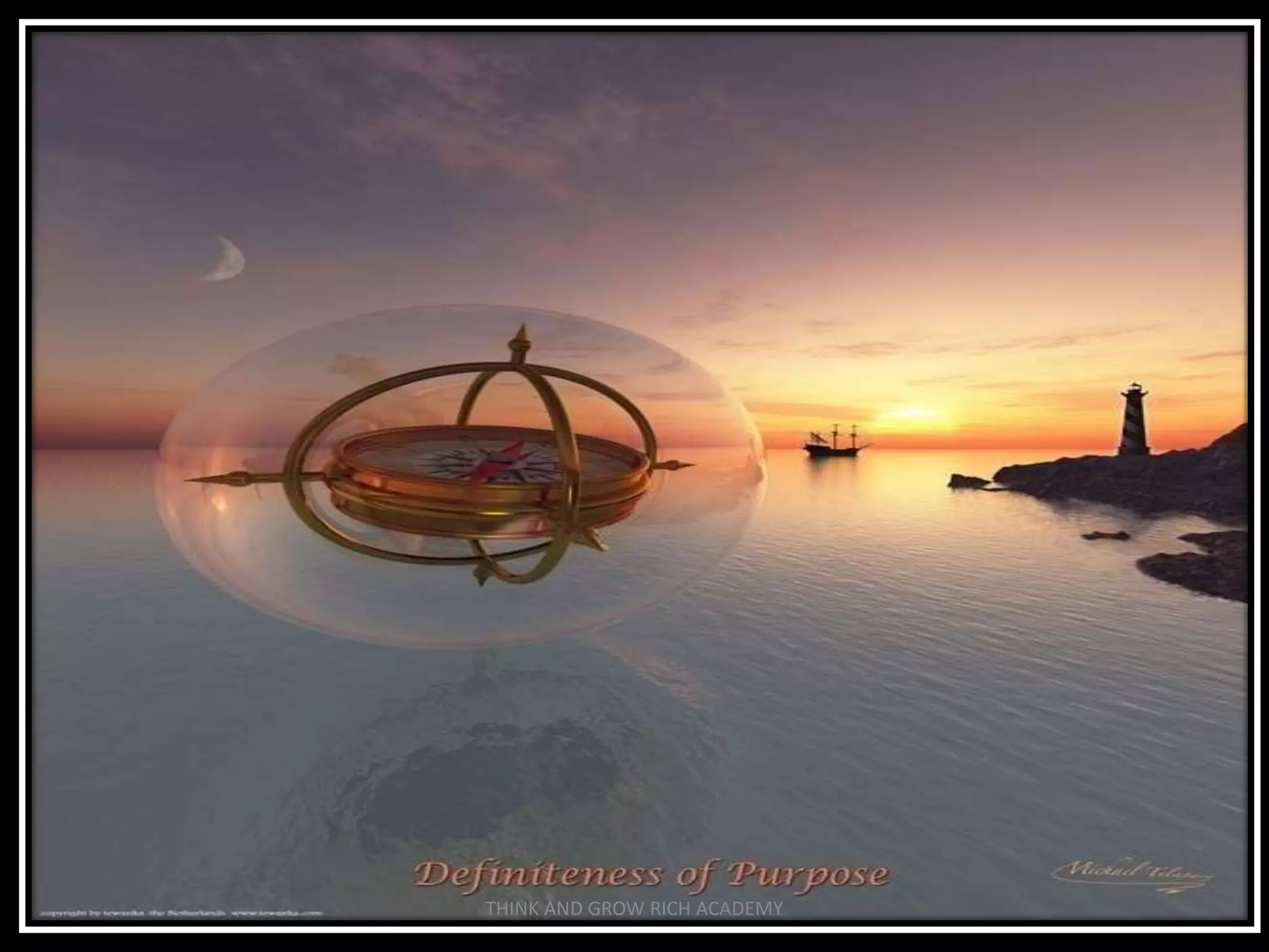 Definite major purpose 1st principle of success | PPTX