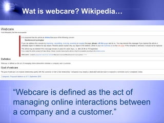 Definities webcare | PDF