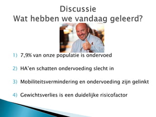 Definitieve ppt ondervoeding | PPTX
