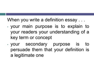 Definition | PPTX
