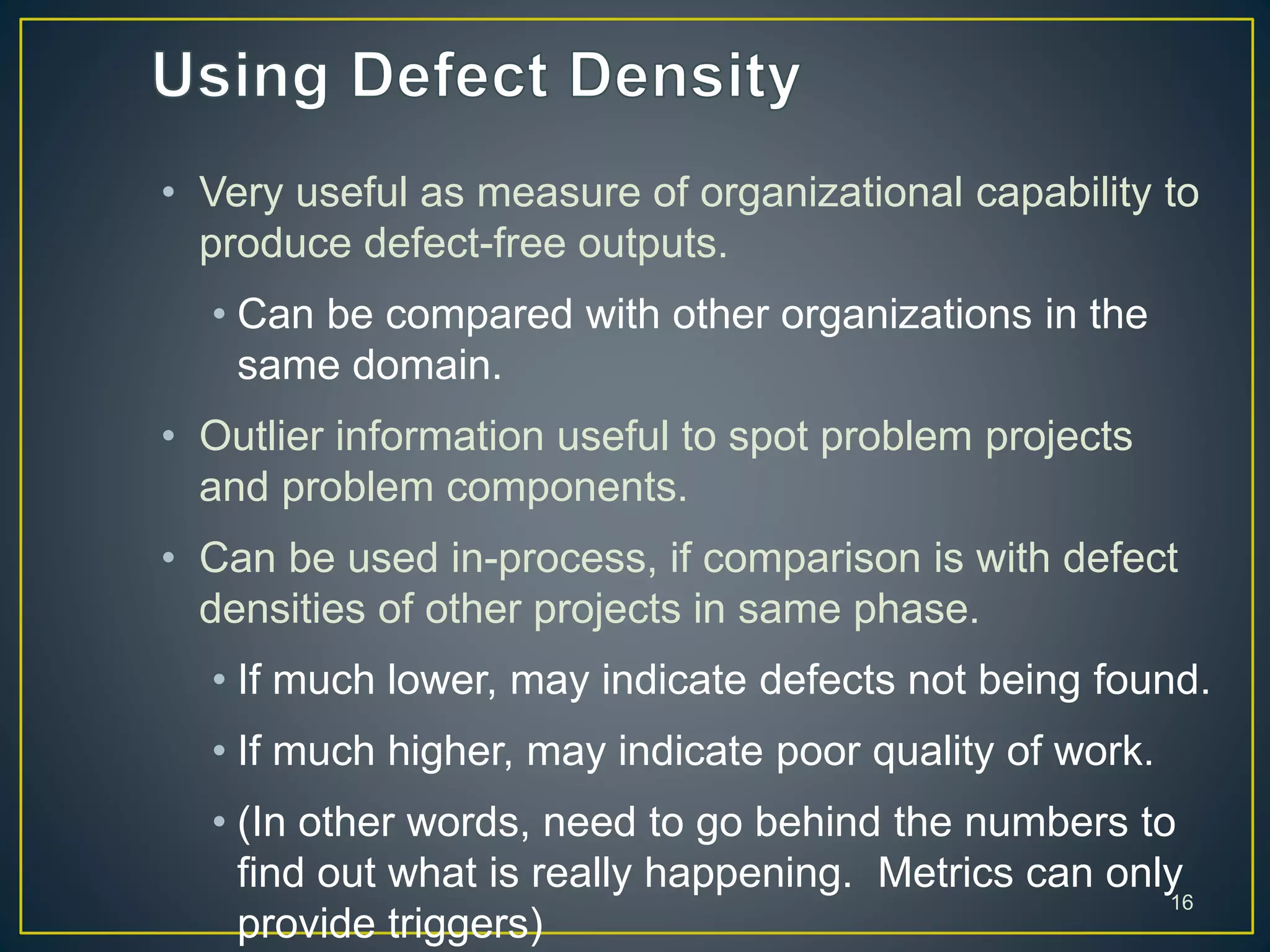 Defect Density matrix SQA | PPTX