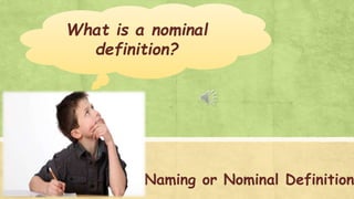 Definition | PPTX