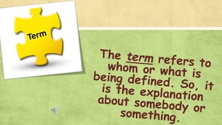 Definition | PPTX