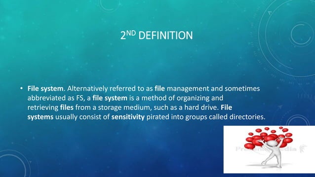 old file system/traditional file sysytem | PPT
