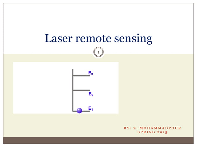 laser remote sensing | PPT