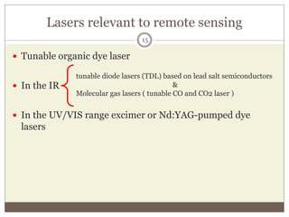 laser remote sensing | PPT