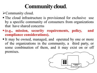 Definition of cloud computing | PPTX
