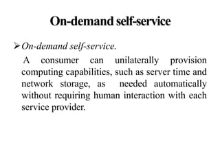 Definition of cloud computing | PPTX