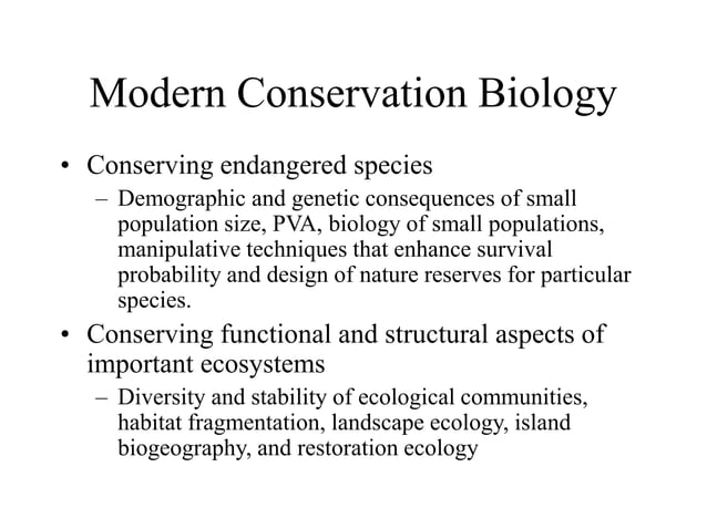 Conservation of biology & eco Definition.ppt