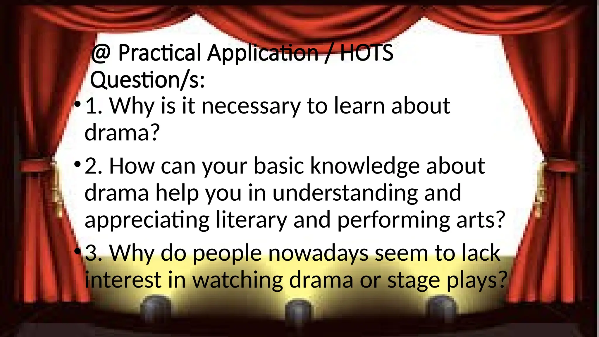 Creative Writing: DEFINITION AND NATURE OF DRAMA | PPTX