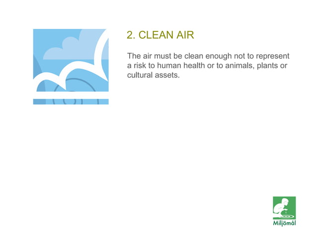 Definitions of the 16 environmental quality objectives | PPT