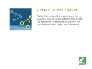 Definitions of the 16 environmental quality objectives | PPT
