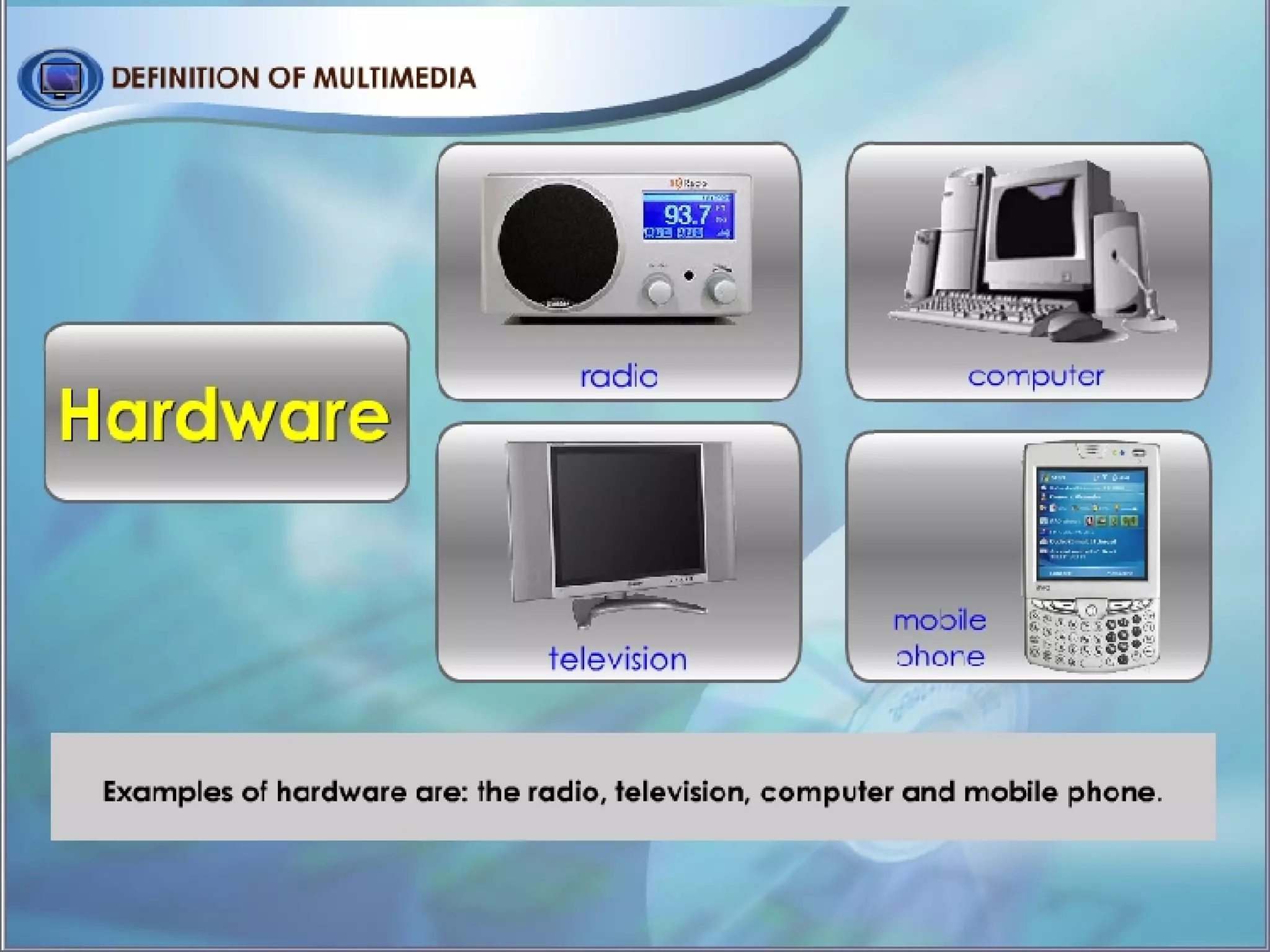 Definition Of Multimedia | PPT