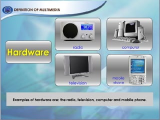 Definition Of Multimedia | PPT